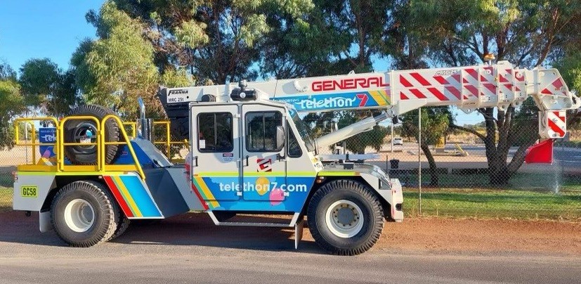 General Crane Services WA 2023 - Fundraise for Telethon 2023