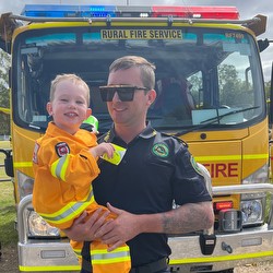 Brendan Price (DCRFB) in 2023 Rhapsody Stair Climb