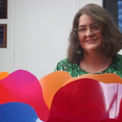 Jenna Drawing Fish in Create for Dementia 2023